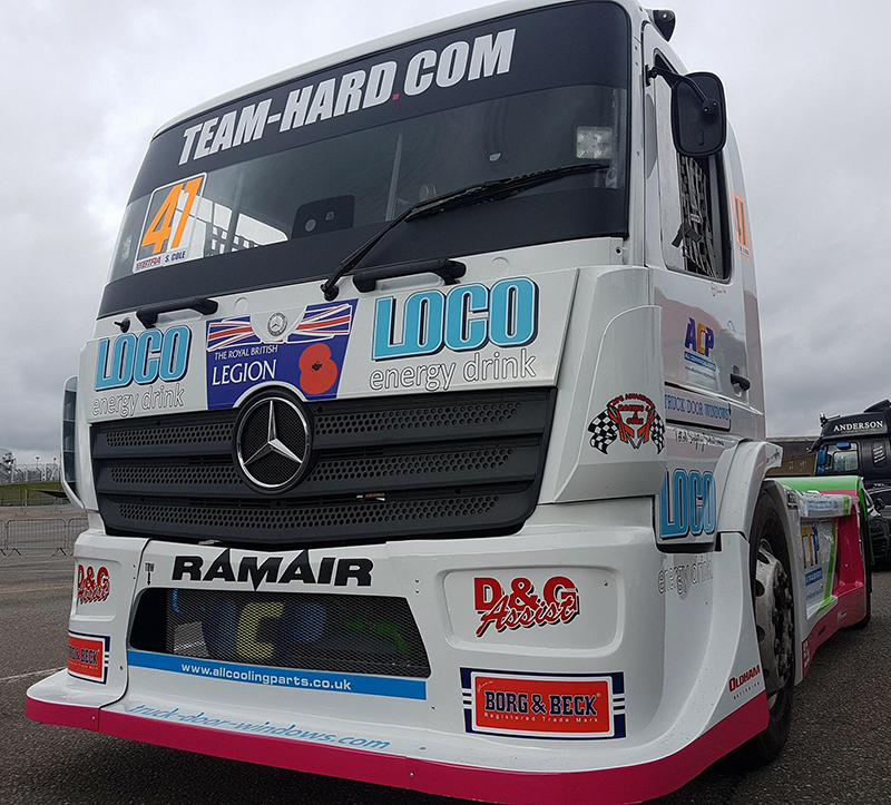 BORG & BECK MAKES BRITISH TRUCK RACING DEBUT